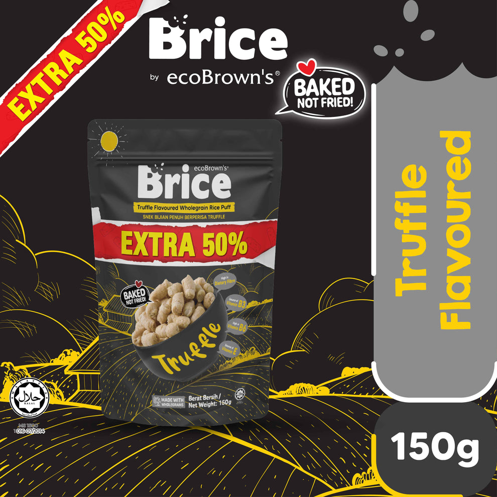[100g] ecoBrown’s Brice Truffle Flavoured Wholegrain Rice Puff – ecoBrown's
