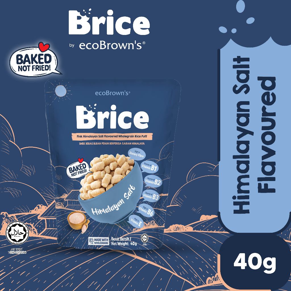 [40g] ecoBrown’s Brice Himalayan Salt Flavoured Wholegrain Rice Puff ...